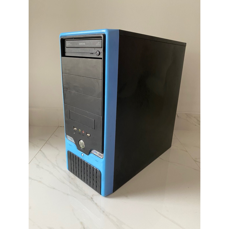 Jual CASE KOTAK PC TEMPAT PC KOMPUTER BIRU HITAM JADUL | Shopee Indonesia