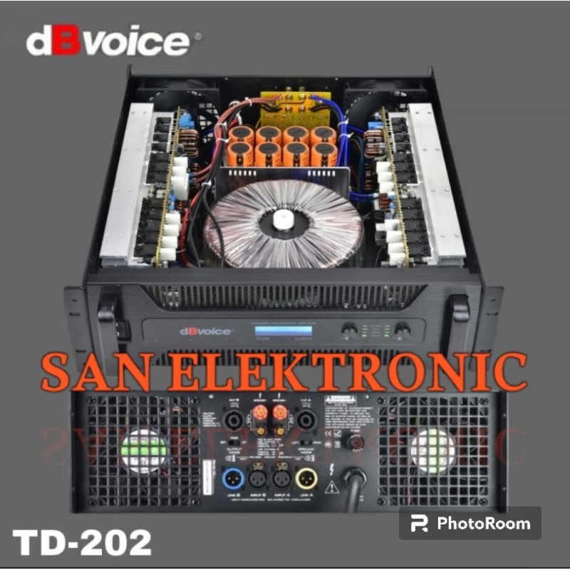 Jual Power dB Voice TD 202 Original Amplifier Dbvoice Class TD | Shopee Indonesia