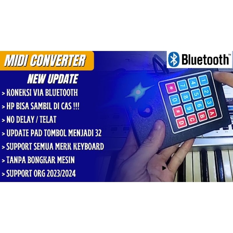 Jual Modul Midi Bluetooth Converter Keyboard - Tanpa Bongkar Mesin | Shopee Indonesia