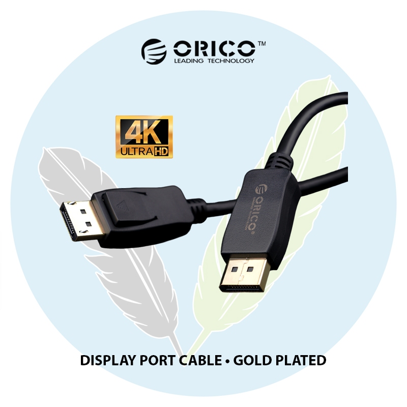 Jual Kabel Display Port Orico 1M / 2M (DP 1.2 Cable) | Shopee Indonesia