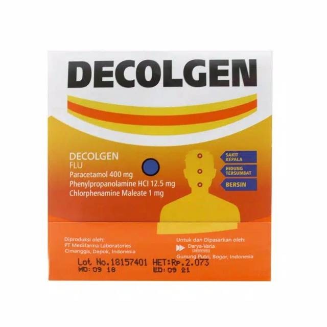 Jual DECOLGEN STRIP 4 TABLET | Shopee Indonesia