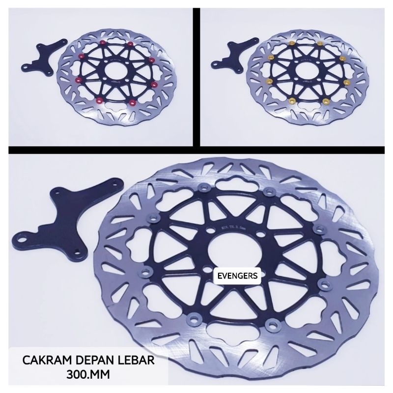Jual CAKRAM DEPAN LEBAR 300MM/PIRINGAN BESAR MOTOR BLADE/REVO/SUPRA X ...