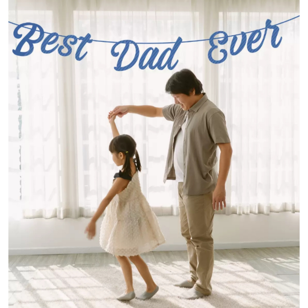 Jual BANNER HAPPY FATHERS DAY , BEST DAD EVER , DASI TOPI KACAMATA ...