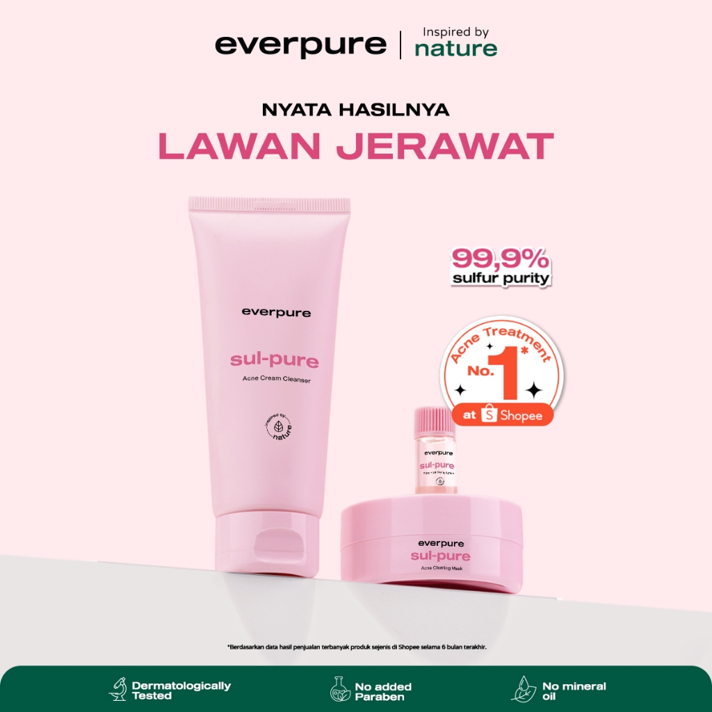 Jual [Sulpure Series] EVERPURE Sul-pure - Paket Perawatan Kulit ...