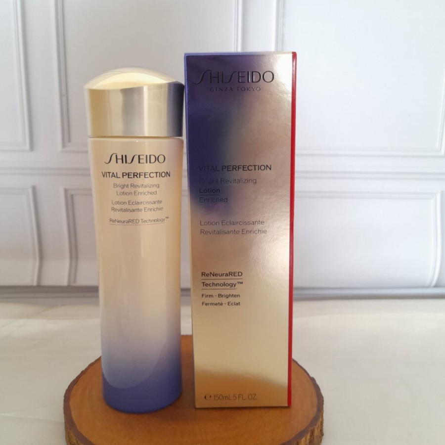 Jual Shiseido Vital Perfection Bright Revitalizing Lotion Enriched 150ml (BPOM) | Shopee Indonesia