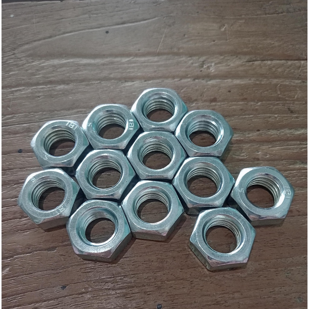 Jual Mur Hex Putih / Hex Nut M14 Galvanis | Shopee Indonesia