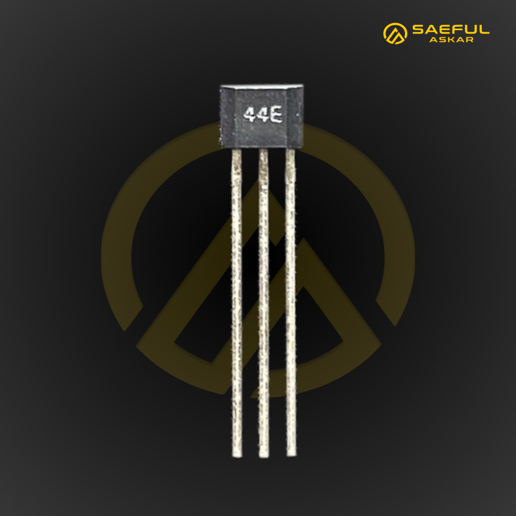 Jual Transistor Hall Sensor 44E A44E OH44E SH44E Hall Effect Sensor ...