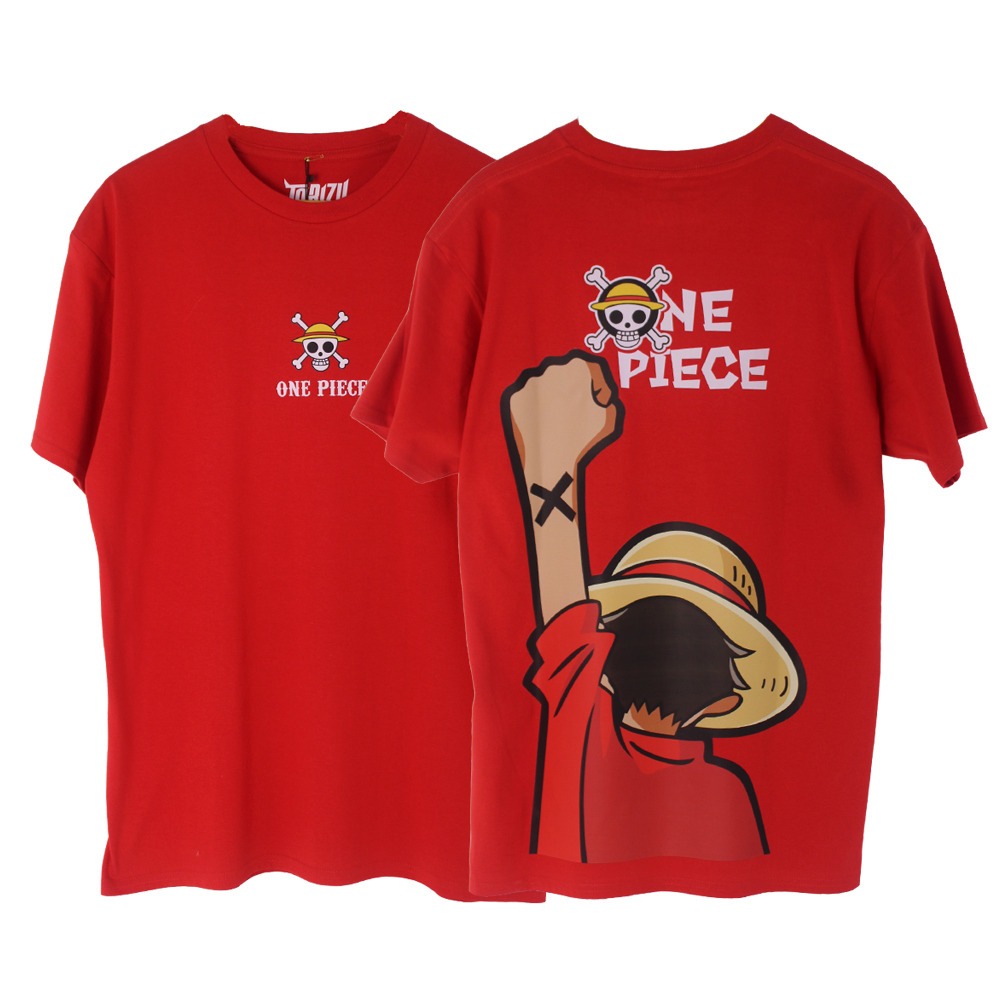 Jual Tshirt One Piece Luffy X Red Merah Anime Manga Kaos Onepiece ...