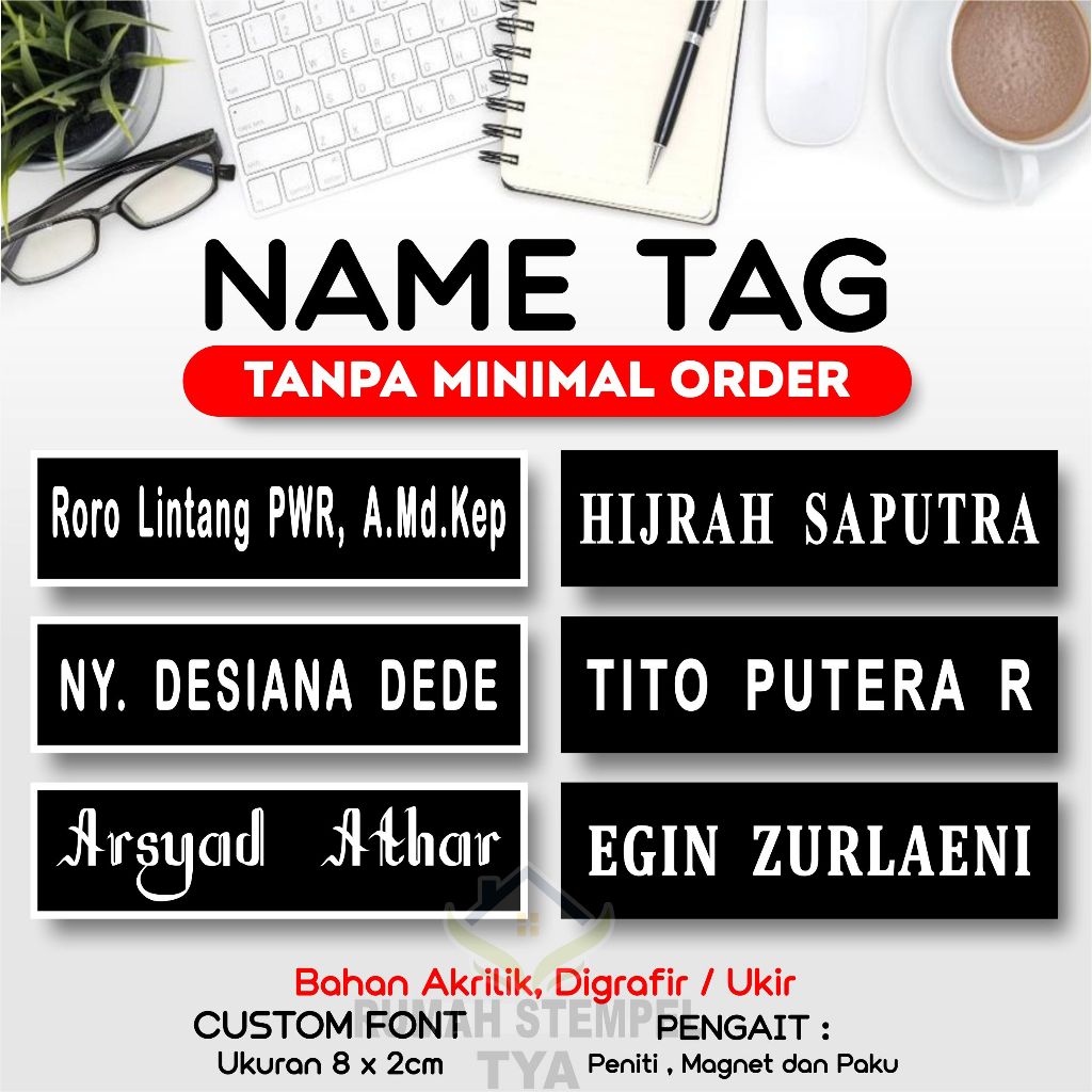 Jual NAMA DADA PERSIT , NAMETAG , MODEL GRAFIR AKRILIK TERMURAH ...