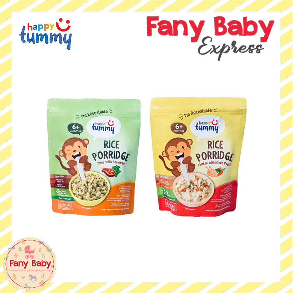 Jual HAPPY TUMMY RICE PORRIDGE | BUBUR BAYI | Shopee Indonesia
