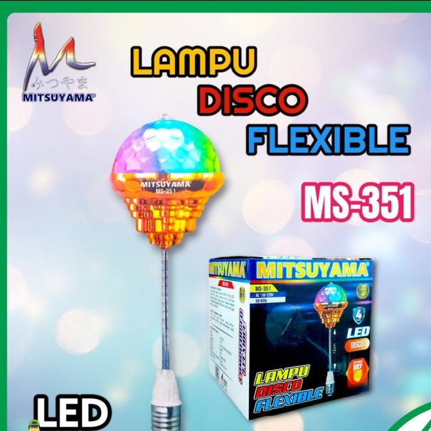 Jual MS-351 Lampu Disco Flexible Mitsuyama LED MS 351 Lampu Disko Hias ...