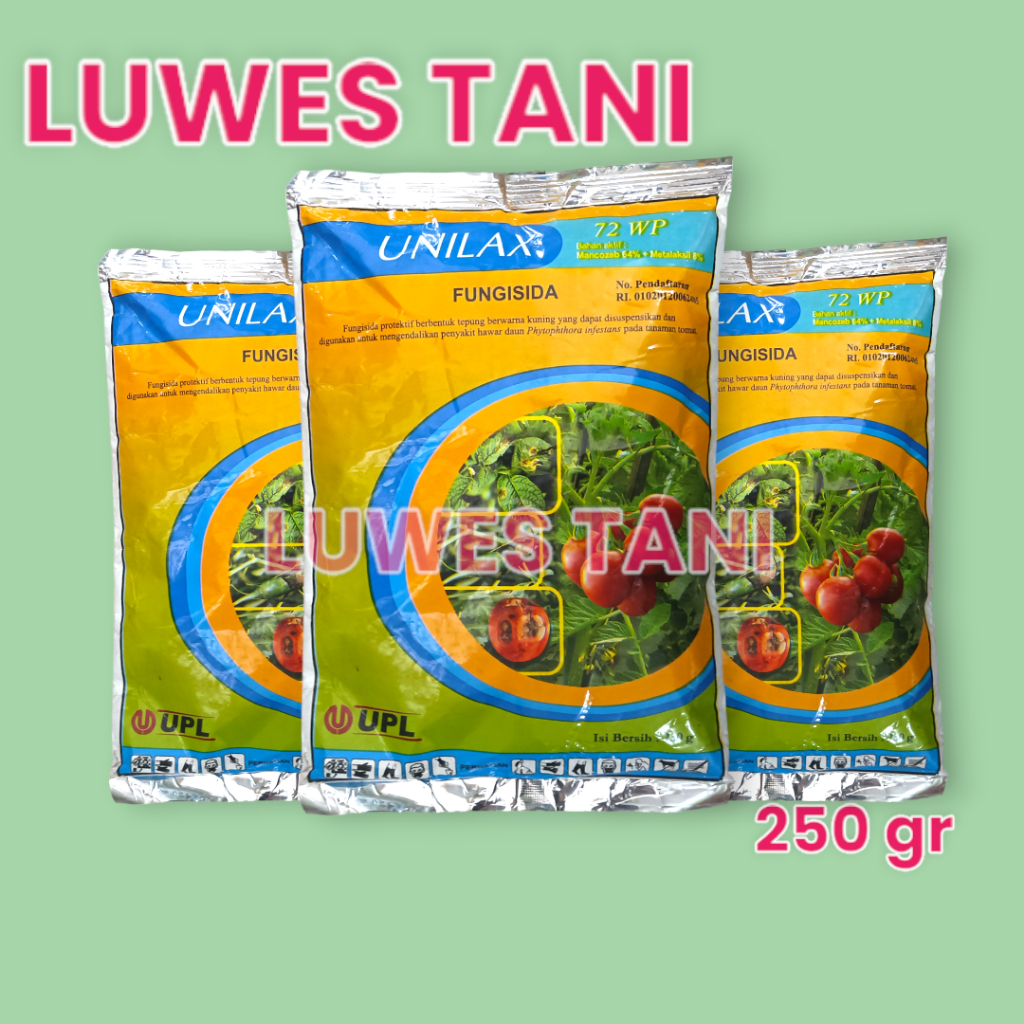 Jual UNILAX 72WP fungisida 250gr pembasmi busuk daun dan batang ...