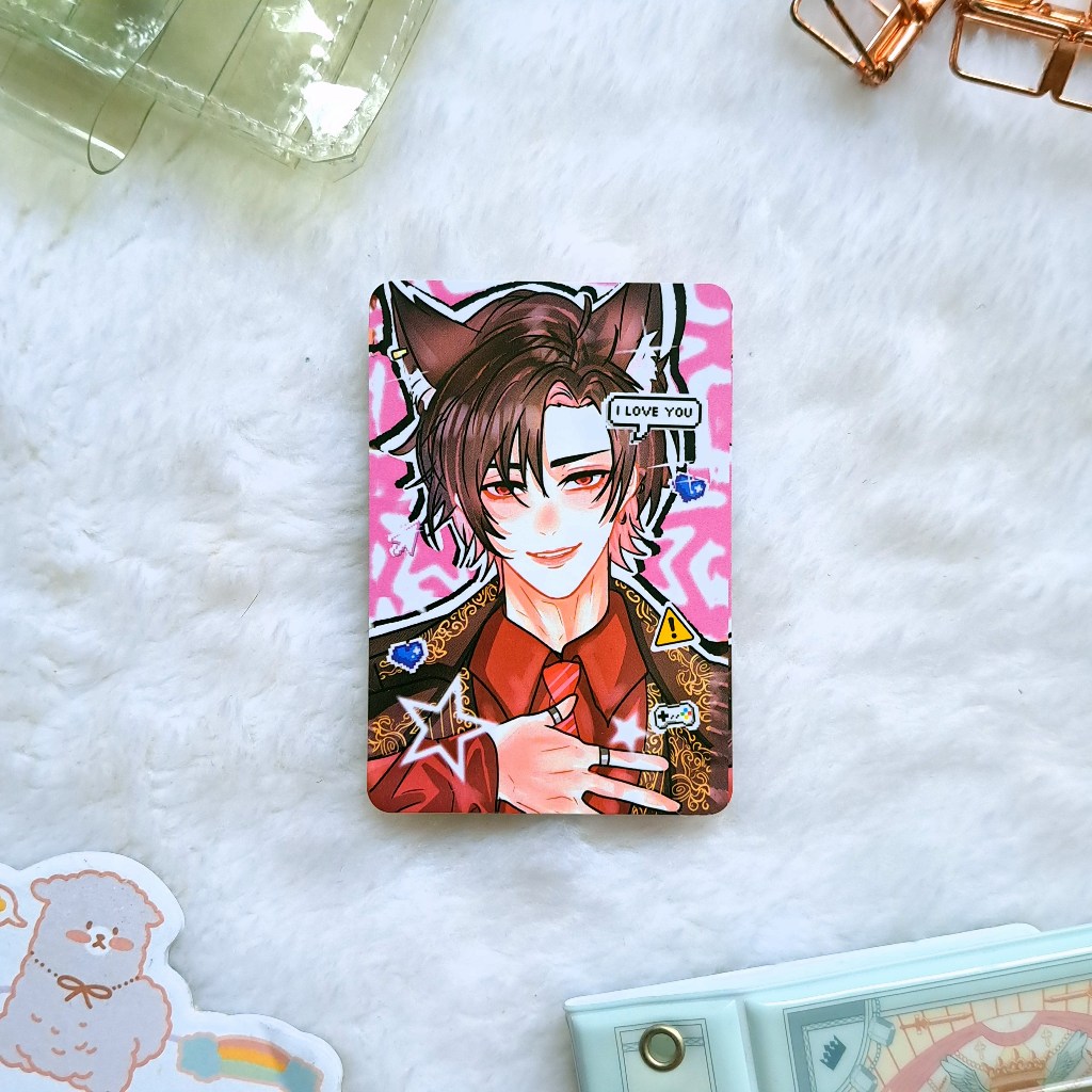 Jual VTUBER INDONESIA photocard by onintwin / Harris Caine / Mikazuki ...
