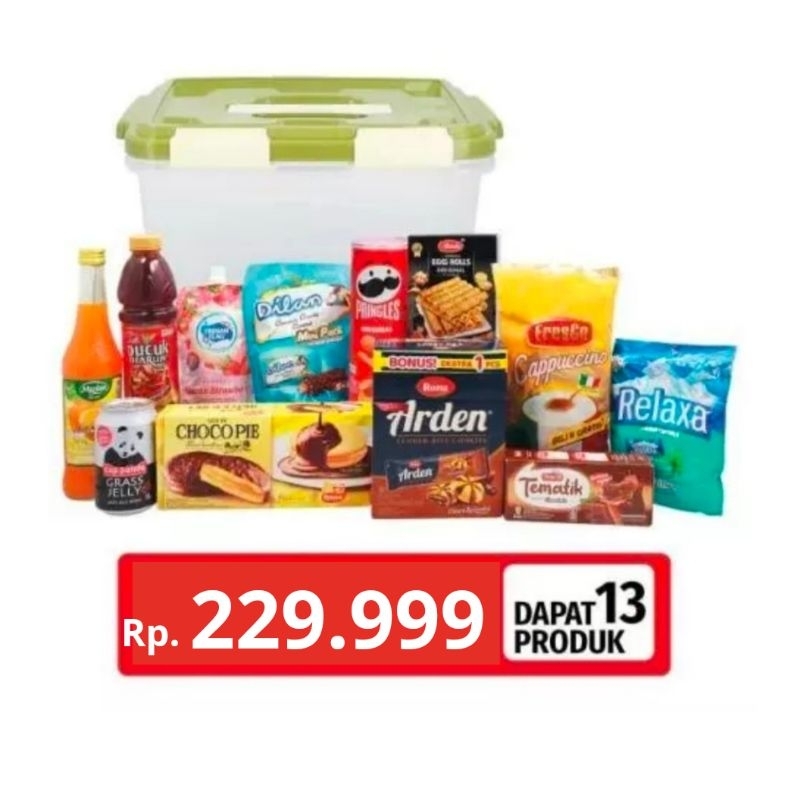 Jual Parcel/Parsel/Hampers Makanan Ringan, minuman ringan sirup ...