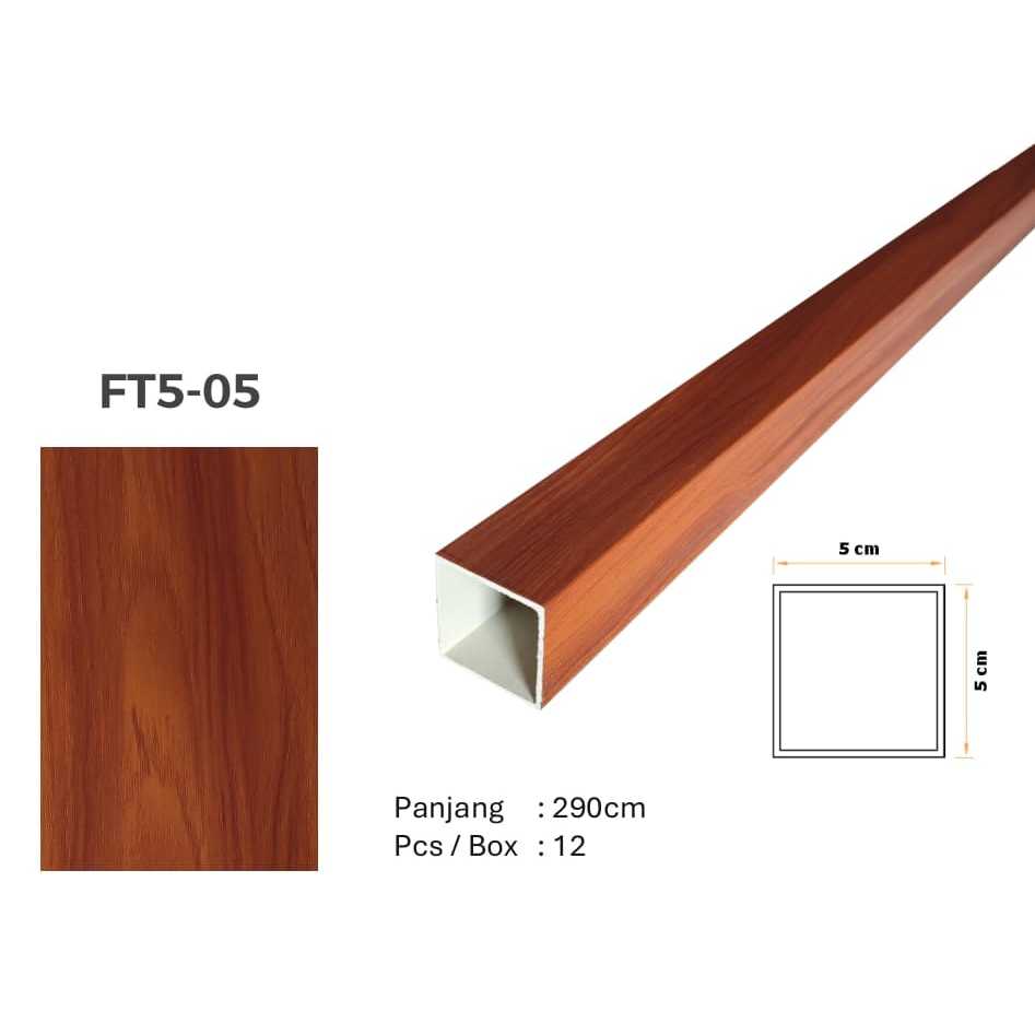 Jual Partisi Hollow PVC 2,9METER Kisi-Kisi Sekat Ruangan Indoor Motif ...