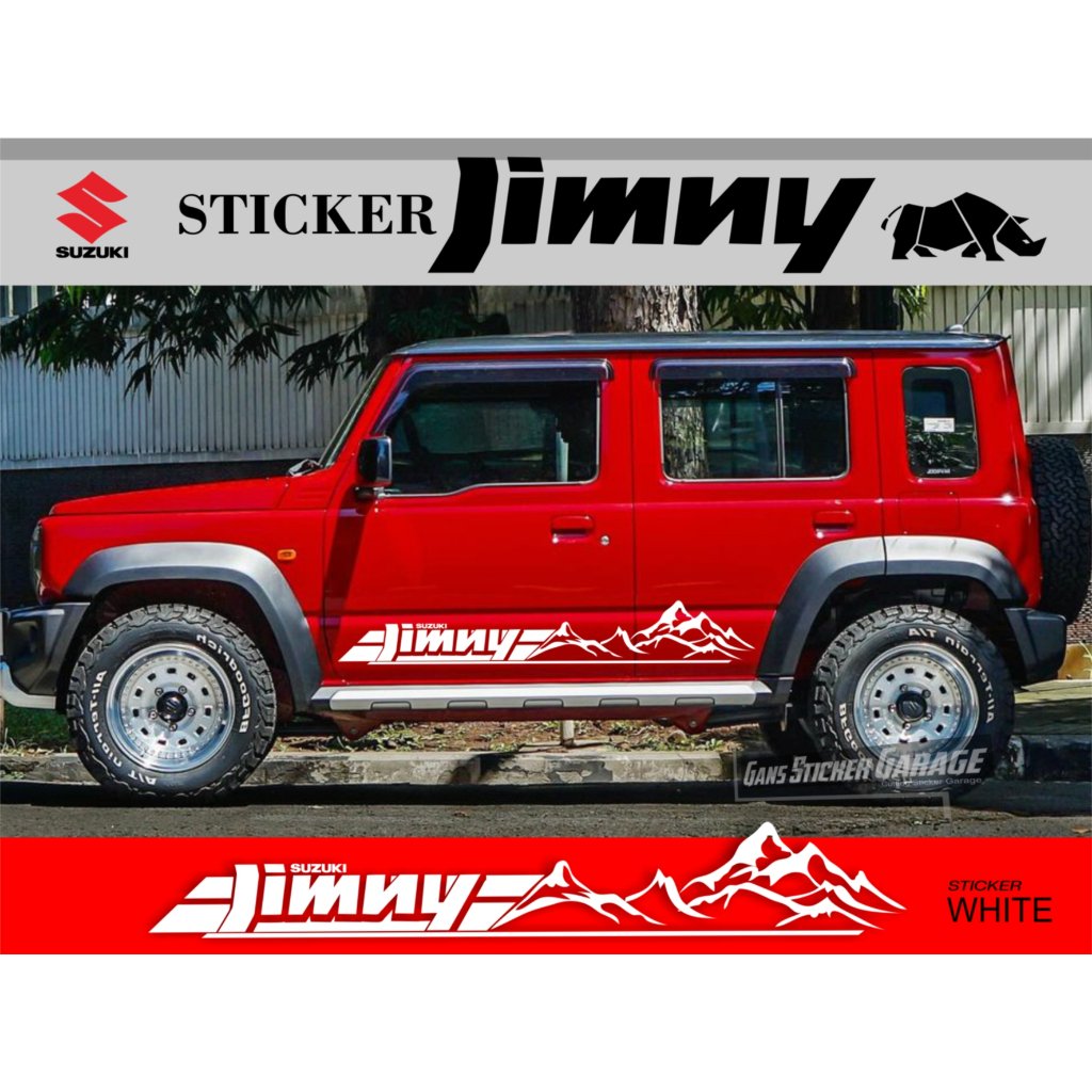 Jual sticker jimny long 5 pintu all new jimny jimny 2023 2024 | Shopee ...