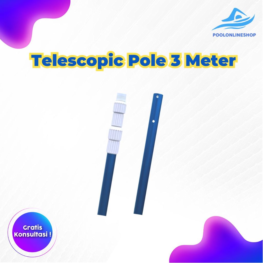 Jual Telescopic Pole 3 Meter | Shopee Indonesia