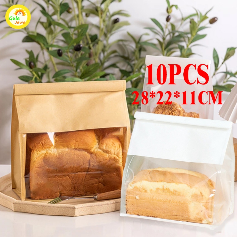 Jual 10 Buah/Set Kemasan Roti Tawar Clip Toast Bag Plastik Kantong ...