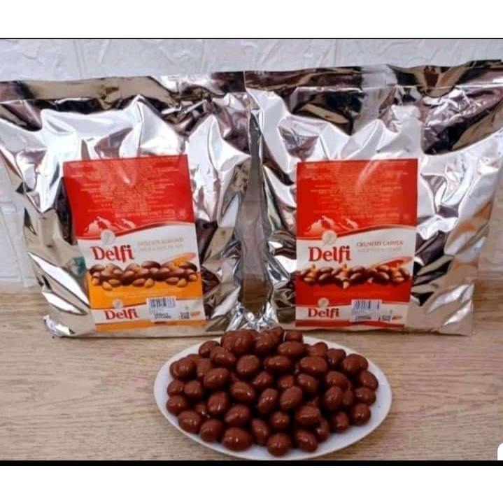 Jual Cokelat Delfi Almond, Coklat Delfi Mede Kemasan 500gr & 1000gr ...