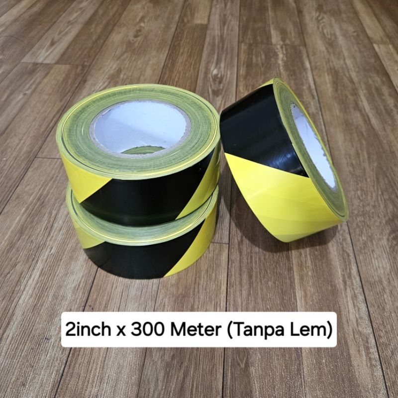 Jual Polisi Line 2inch x 300M/ Garis Polisi Kuning Hitam dan Merah ...