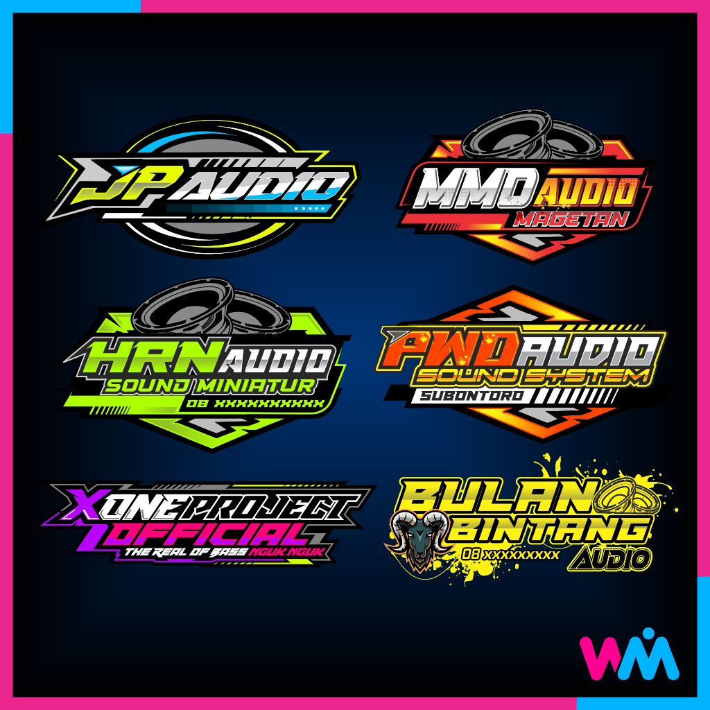 Jual Jasa Desain Logo Sound / Audio / Racing | Shopee Indonesia
