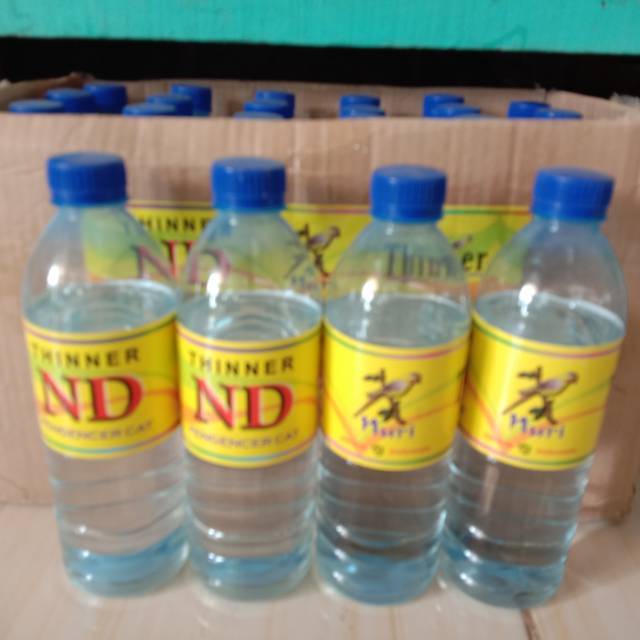 Jual PENGENCER CAT/CAIRAN CUCI KUAS/THINNER ND (PER BOTOL) | Shopee Indonesia