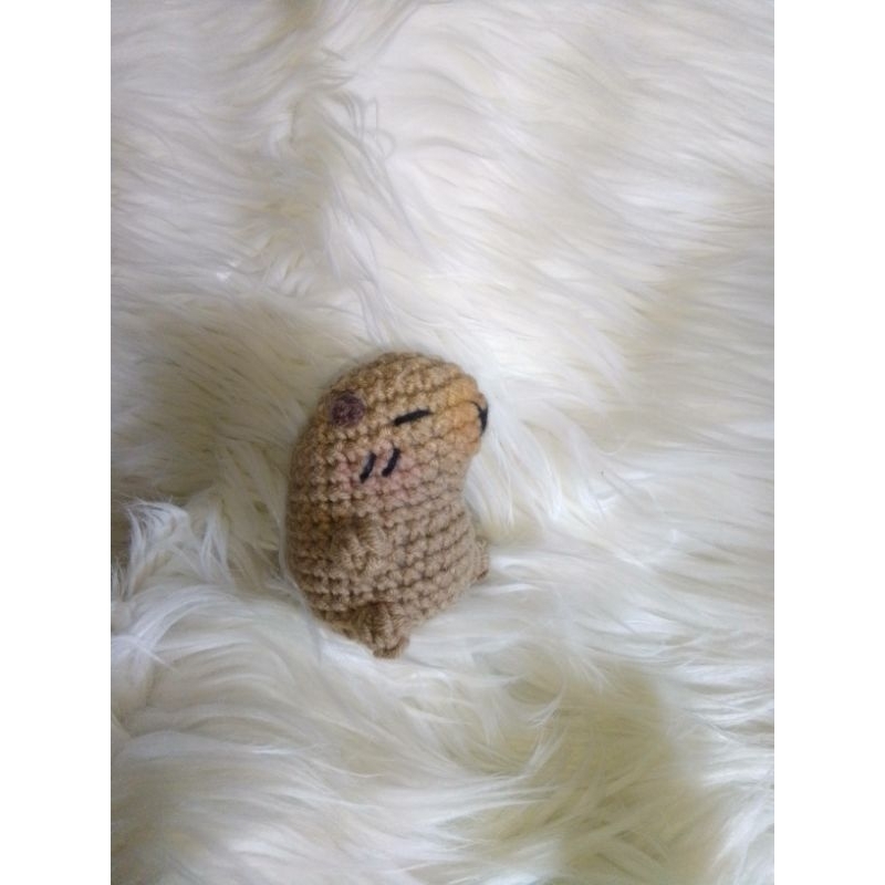 Jual Boneka Rajut Amigurumi Capibara 8cm | Shopee Indonesia