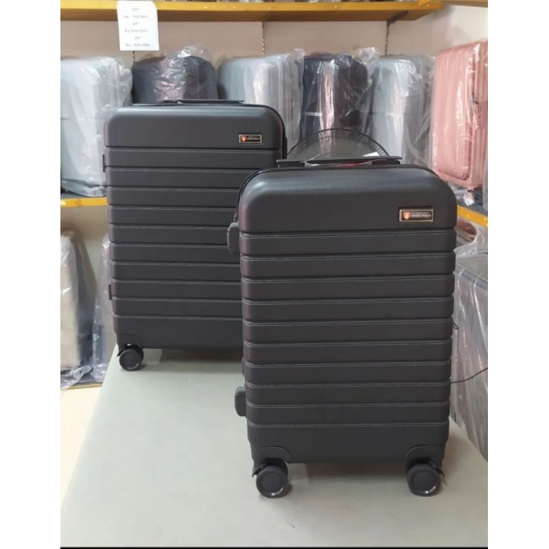 Jual Tas Koper Swiss Polo - Fiber ABS Kabin Size 20 Inch | Shopee Indonesia