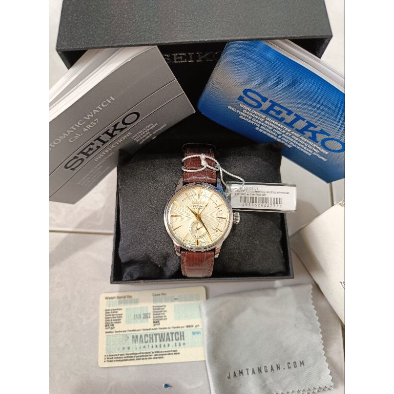 Jual Seiko presage SSA387j1 original bekas pakai Bagus normal semua ...