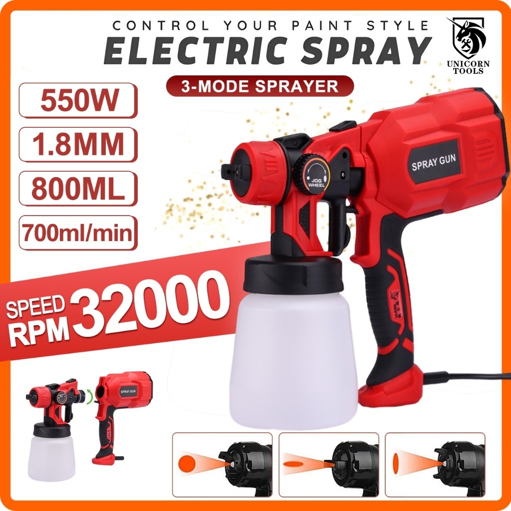 Jual 550W 800ML High Power Alat Cat Semprot Listrik / Semprot Listrik ...