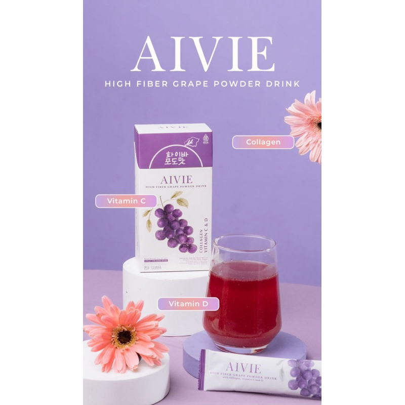 Jual AIVIE FIBER PLUS COLLAGEN DRINK | Shopee Indonesia