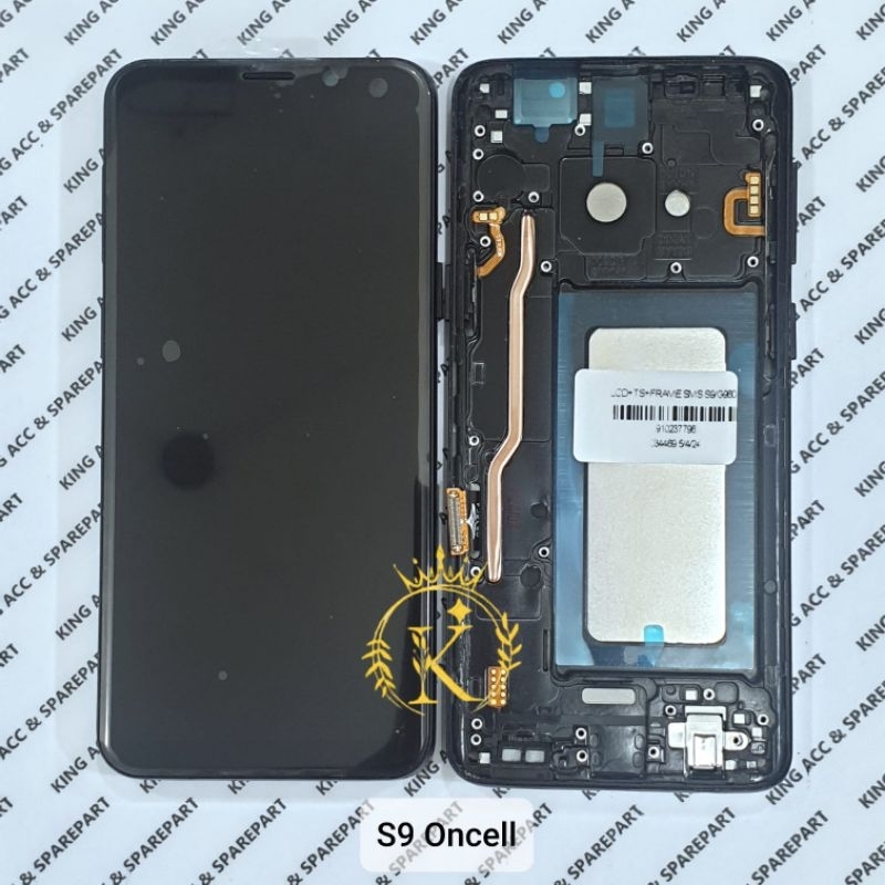 Jual LCD TOUCHSCREEN + FRAME SAMSUNG GALAXY S9 / G960 G960F BLACK OLED2 ...