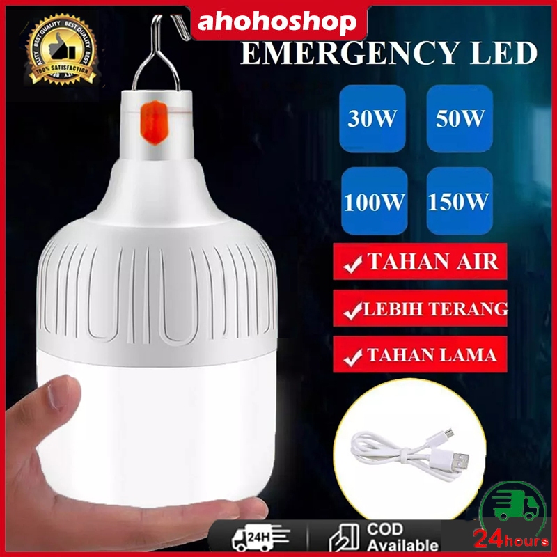 Jual 【COD】 Lampu Emergency Bulb LED 100W 300W 400W 500W / Lampu Indoor Outdoor 100W ...