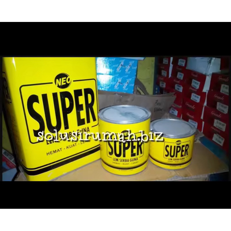 Jual Lem Kuning Super Neo Besar GALON Lem Serba Guna Original | Shopee Indonesia