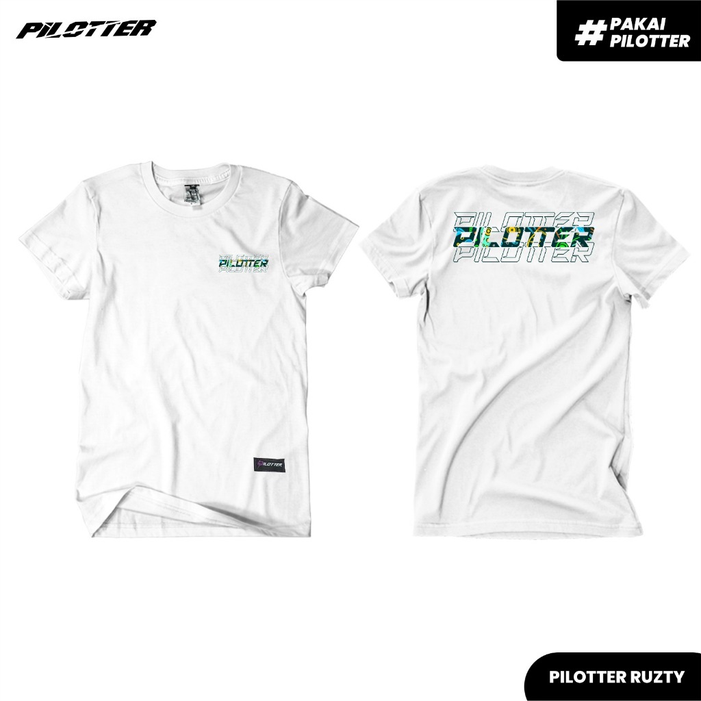 Jual Pilotter Kaos Ruzty Original Free Sticker | Shopee Indonesia