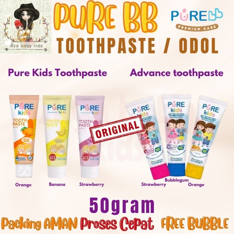 Jual PURE KIDS PureKids Toothpaste Advanced Xylitol Flouride Pasta Gigi ...