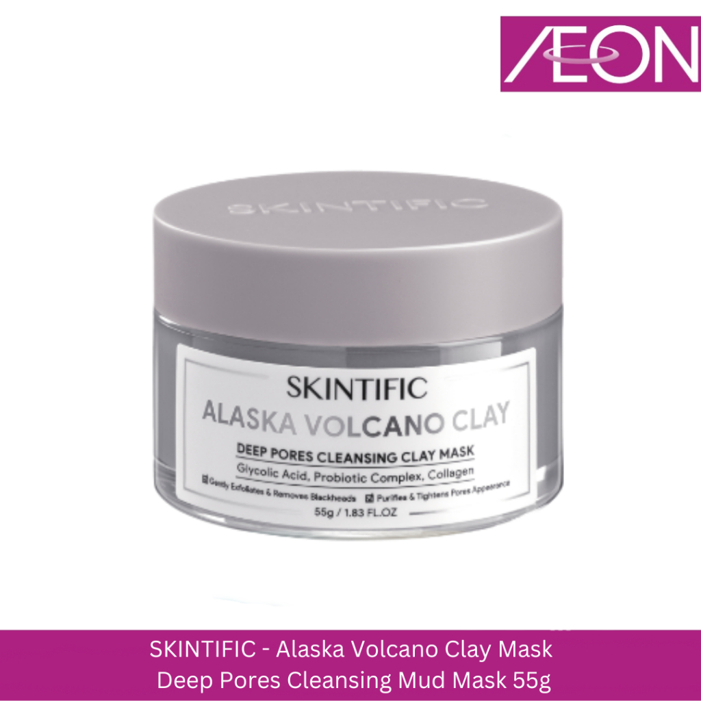Jual SKINTIFIC - Alaska Volcano Clay Mask Deep Pores Cleansing Mud Mask ...