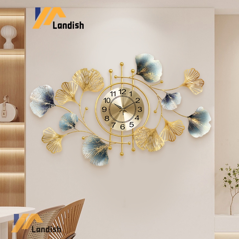 Jual Jam Dinding Motif Bunga Besar Deluxe Jam Dinding 87*48cm Dekorasi ...