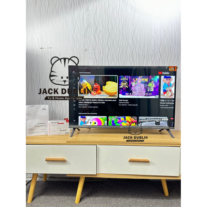 Jual TV LED TCL 32 INCH SMART ANDROID TV 32L4B YOUTUBE NETFLIX GOOGLE ...