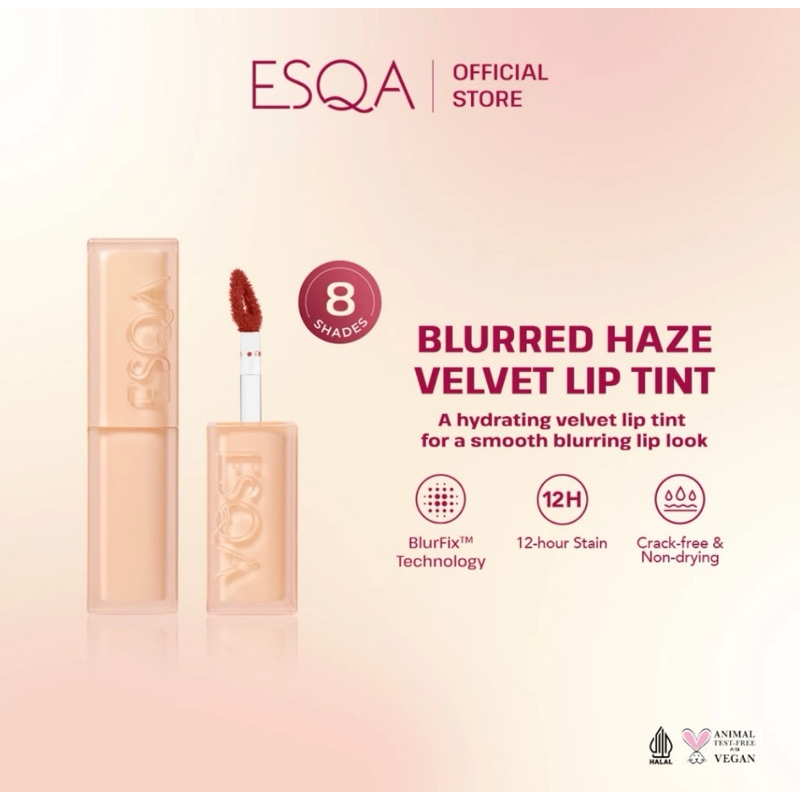 Jual ESQA BLURRED VELVET LIP TINT LONGLASTING STAIN LIPTINT ESQA ...