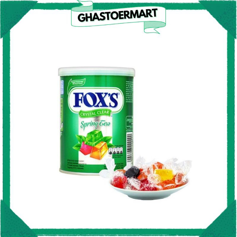 Jual GHASTOERMART | Permen Foxs Kaleng Spring Tea 180 gr | Shopee Indonesia
