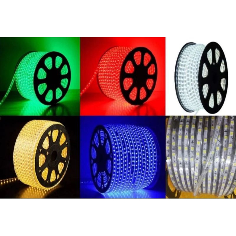 Jual Led Strip Selang Plafon / Led Slang SMD 2835 AC 220 Volt Roll 100 ...