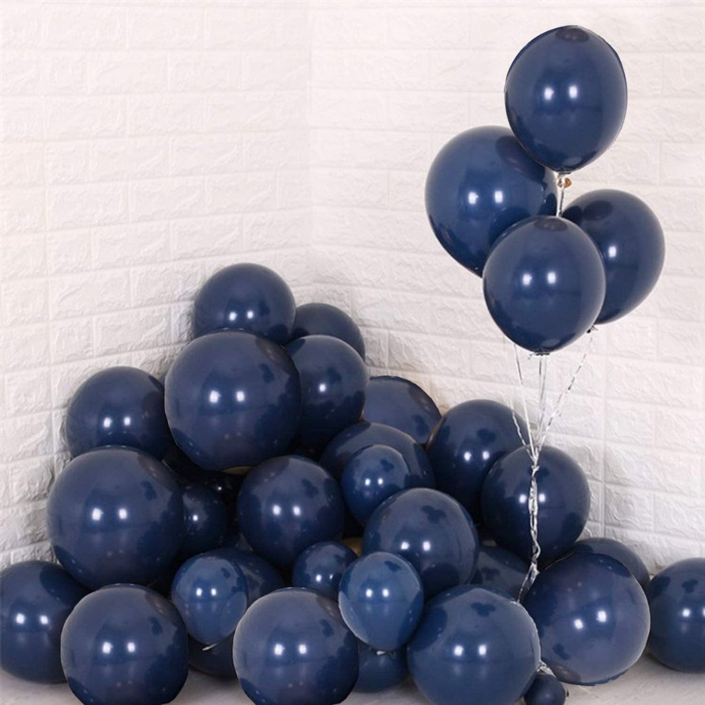 Jual Balon Latex RETRO MIDNIGHT BLUE 12 Inch | Balon Latex Midnight ...