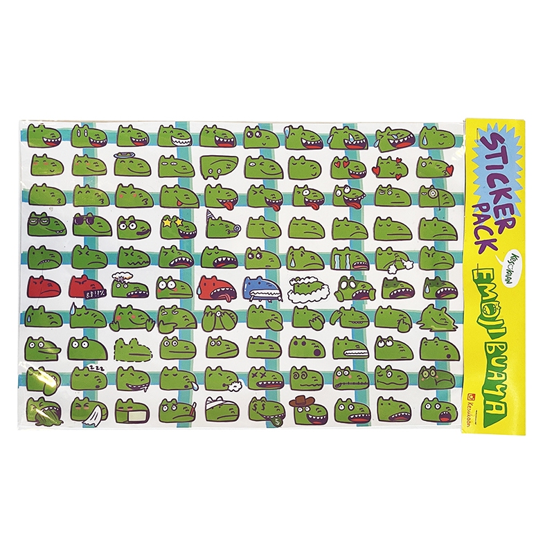 Jual STICKER PACK EMOTICON BUAYA | Shopee Indonesia