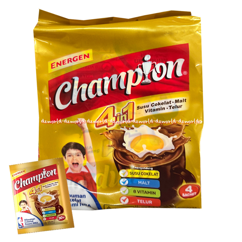 Jual Energen Champion 4sashet 4in1 Minuman Susu Coklat Malt Vitamin ...