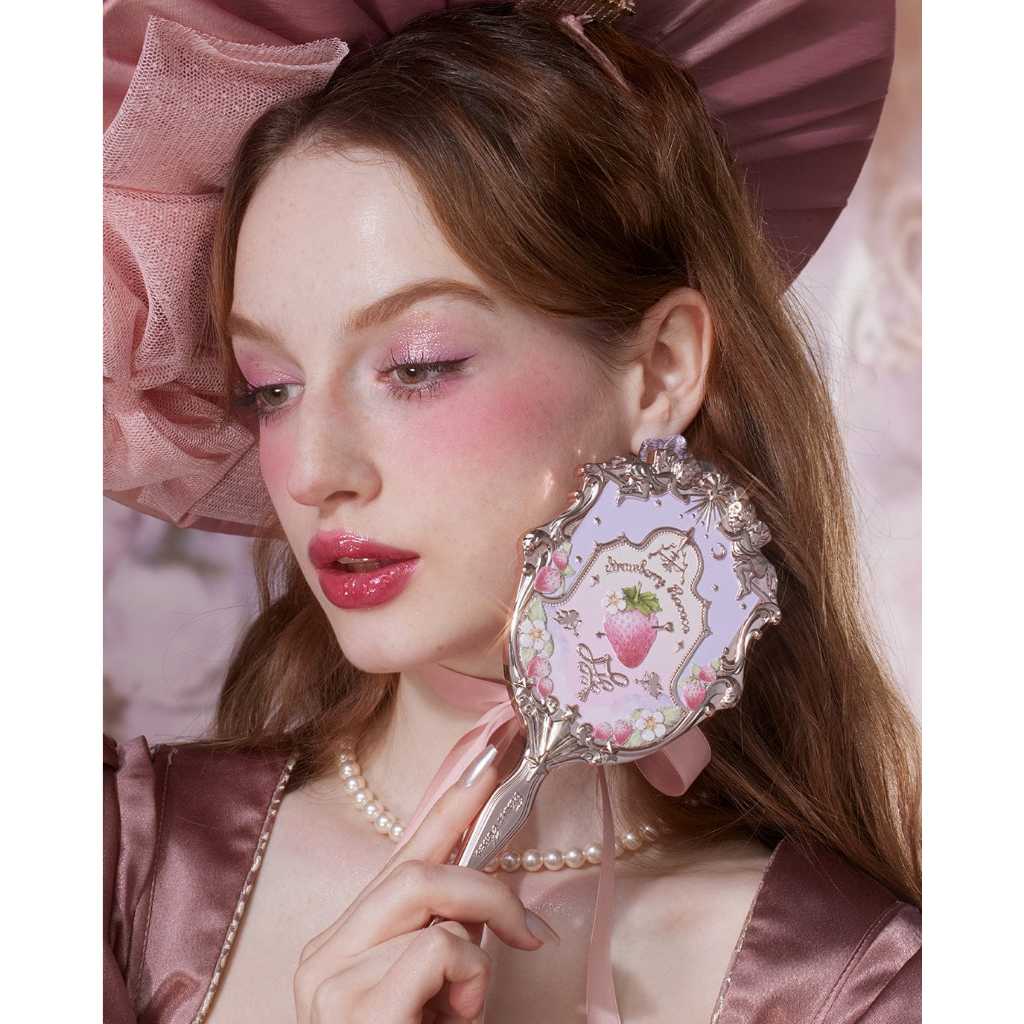 Jual QSB [READY] Flower Knows Hand Mirror Strawberry Rococo | Hand ...