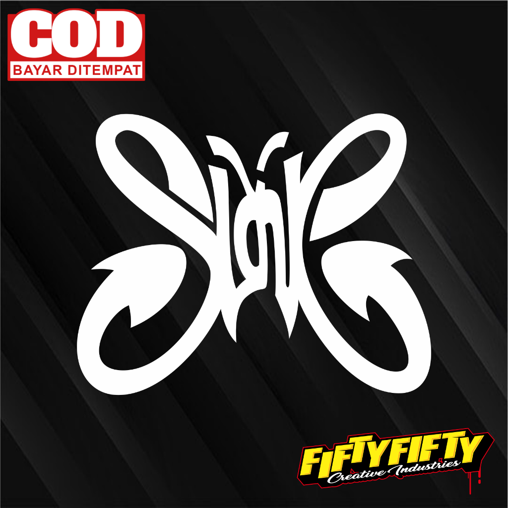 Jual Stiker Cutting SLANK Model 2 Stiker Viral Terbaru Stiker Motor ...