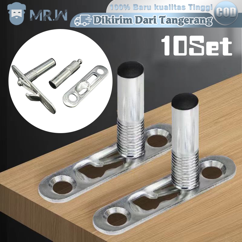 Jual Nockdown Minifix Papan Penyambung Lemari 10set Baut Knock Down ...
