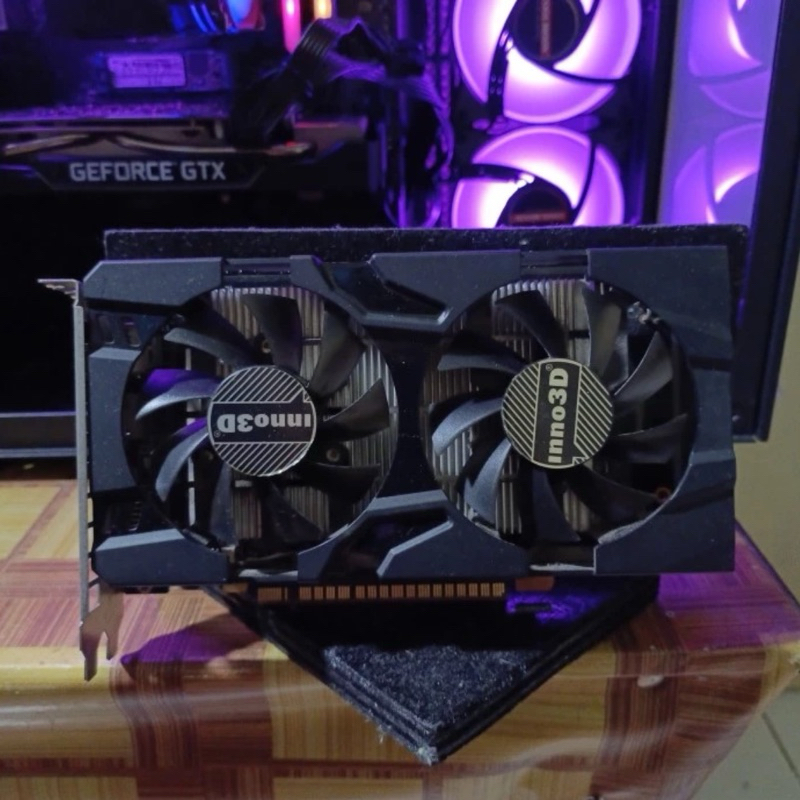 Jual VGA INNO 3D GTX 1050TI 4GB DUAL FAN 2ND | Shopee Indonesia