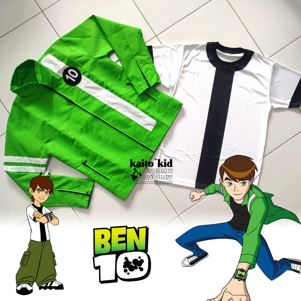 Jual Jaket BEN10 Jacket Ben 10 Tennyson Kaos Baju Anime Cartoon bisa ...